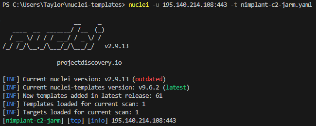 Hunting C2s with Nuclei :: Axelarator Blog — A simple theme for Hugo